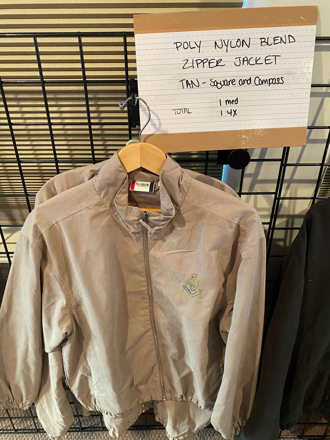 Tan Square and Compass Jacket - Etsy