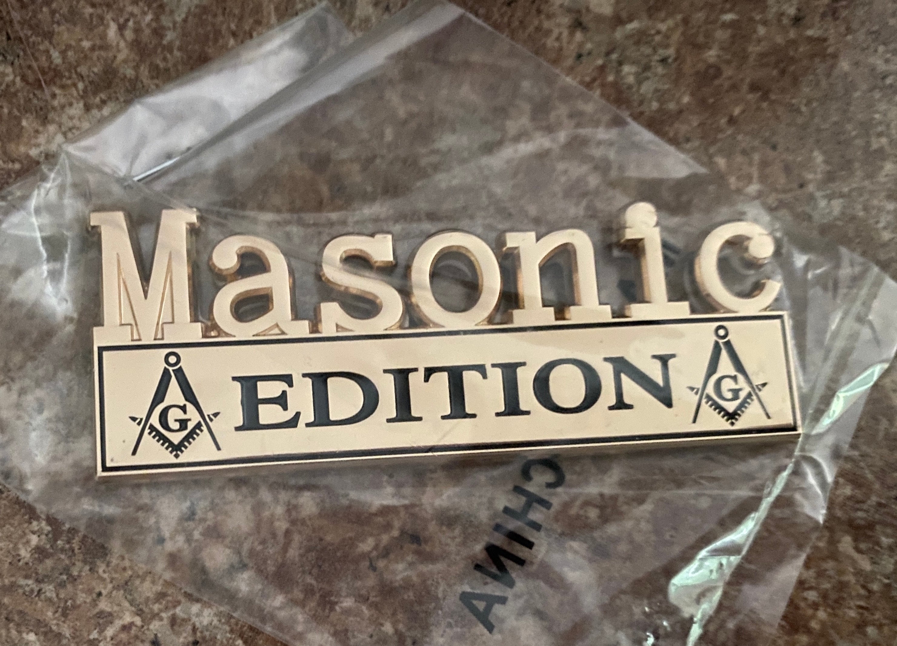 Masonic Edition Metal Car Emblem - Etsy