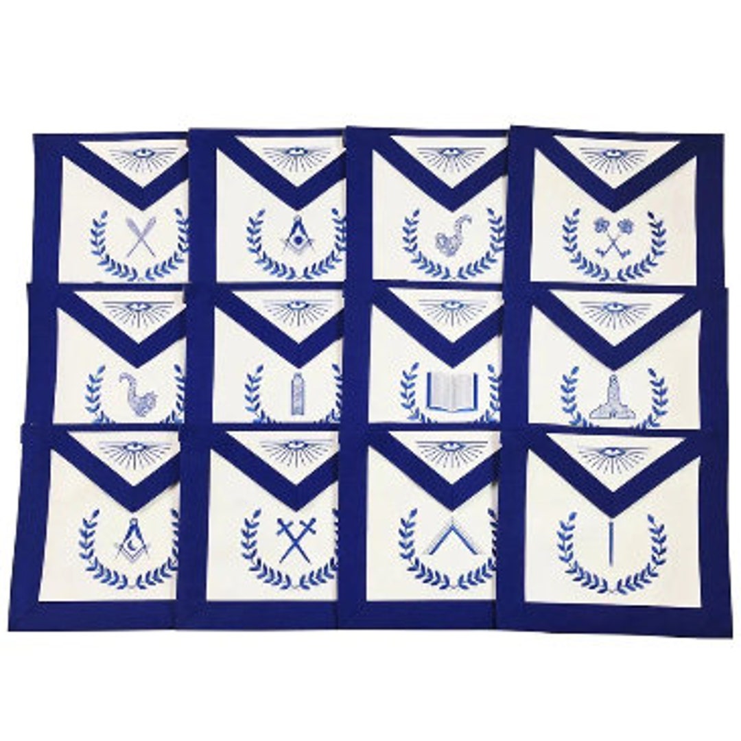 Full Sets of Masonic Aprons and Collars and Jewels - Etsy
