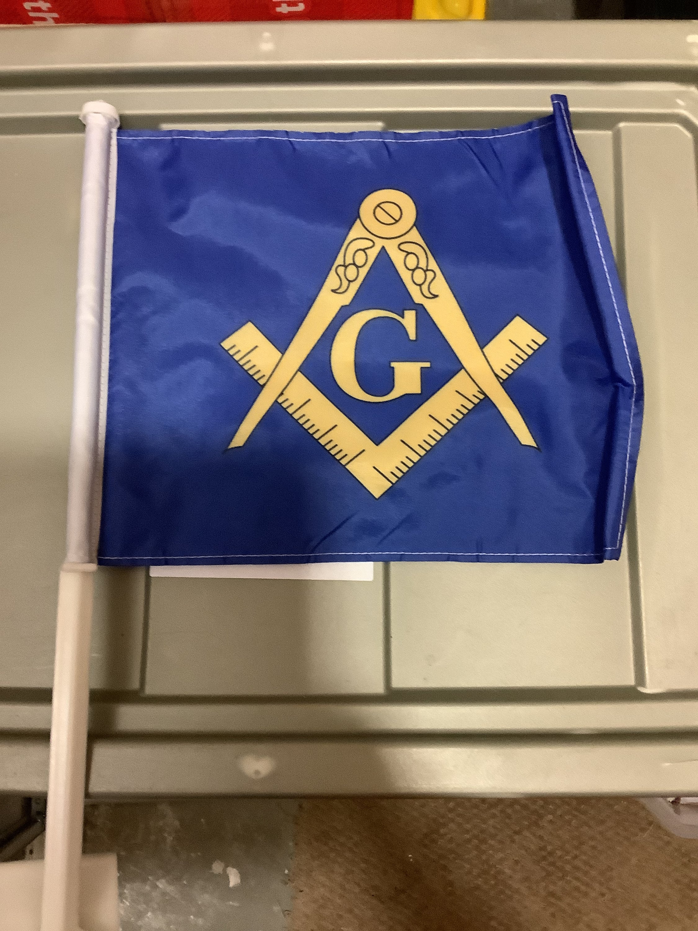Masonic Square and Compass Car Flag - Etsy