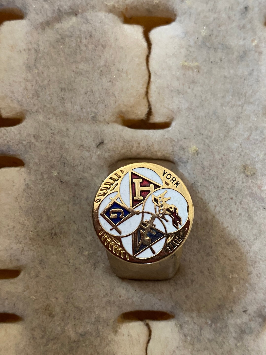 York Rite Stainless Steel Ring - Etsy