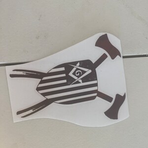 Masonic Firefighter Decals Etsy
