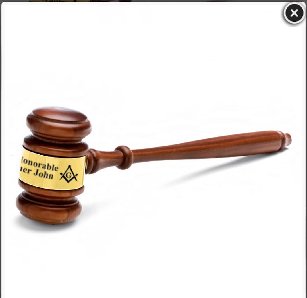 Masonic Gavel - Etsy