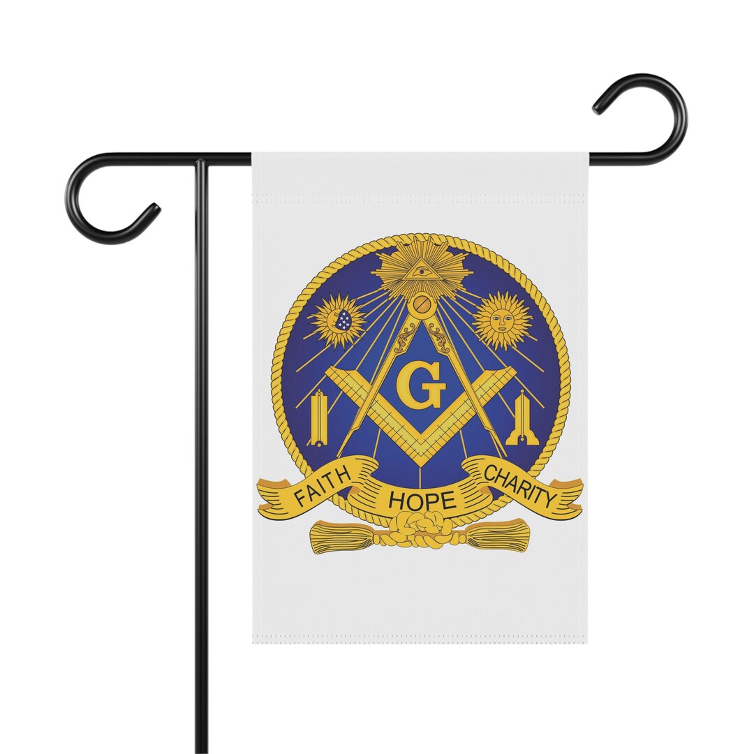 Masonic Garden Flag - Etsy
