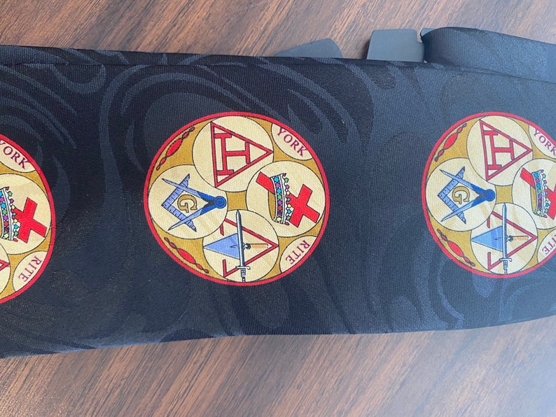 York Rite Masonic Tie - Etsy
