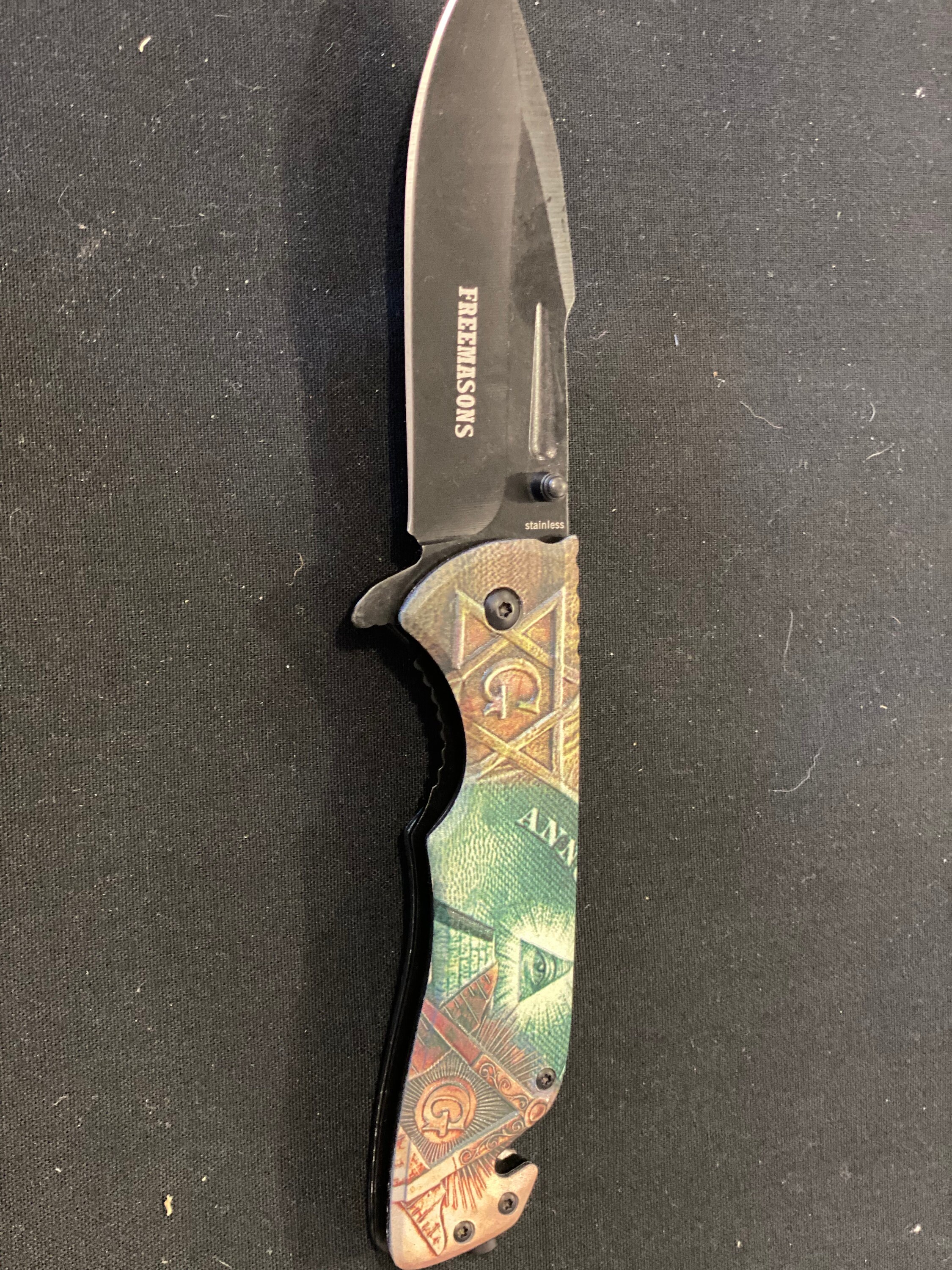 Masonic Knife With All Seeing Eye - Etsy