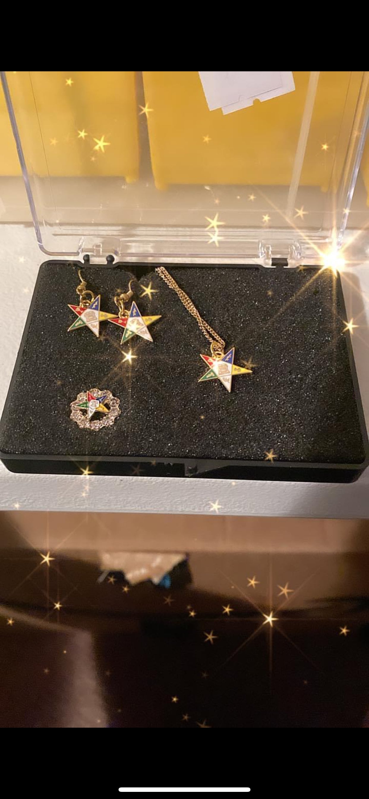 OES Earrings and Pin Set - Etsy