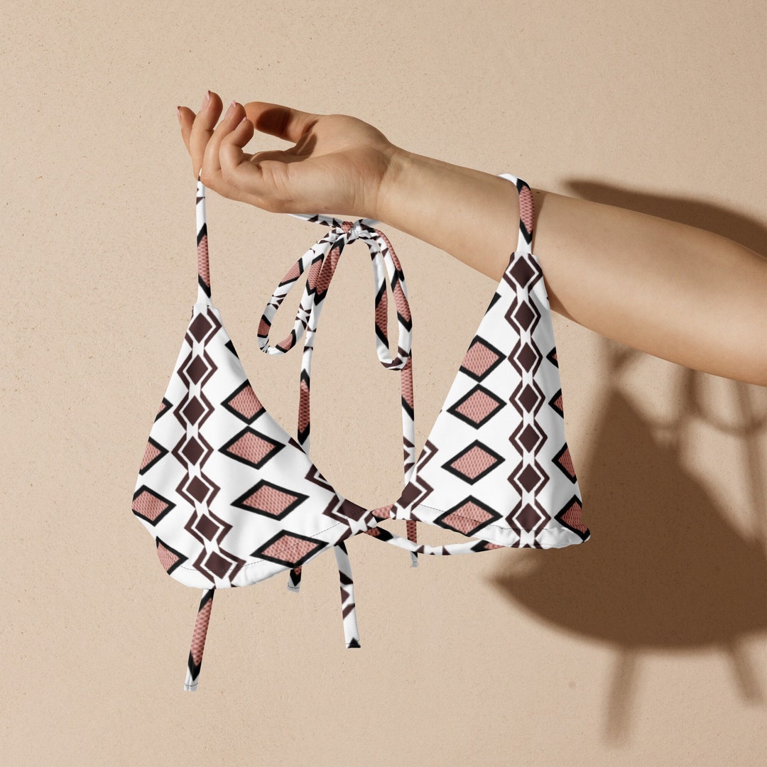 Navajo Aztec Recycled String Bikini Set, Southwest Navajo Clothing ...