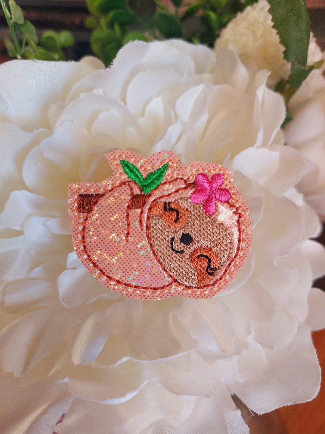 Sleeping Sloth Badge Reel, Retractable Reel , ID Holder, Medical Badge ...