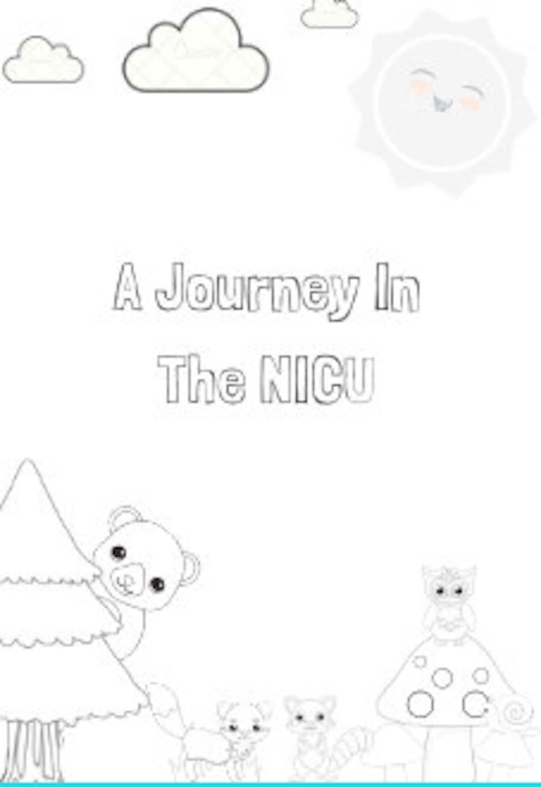 Journey in the Nicu-coloring Book Jorunal - Etsy
