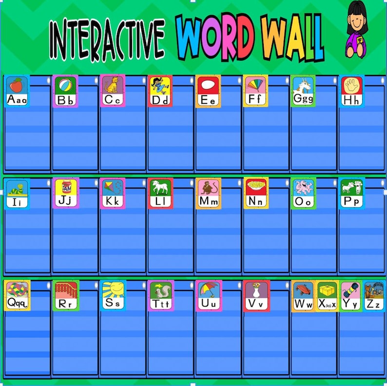 Interactive Learning Board Learning Wall Classroom Set Up - Etsy