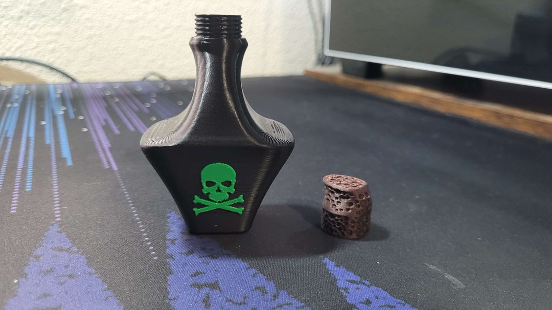 Poison Flask 3D Printed - Etsy