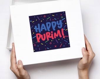 Happy Purim Labels - Etsy