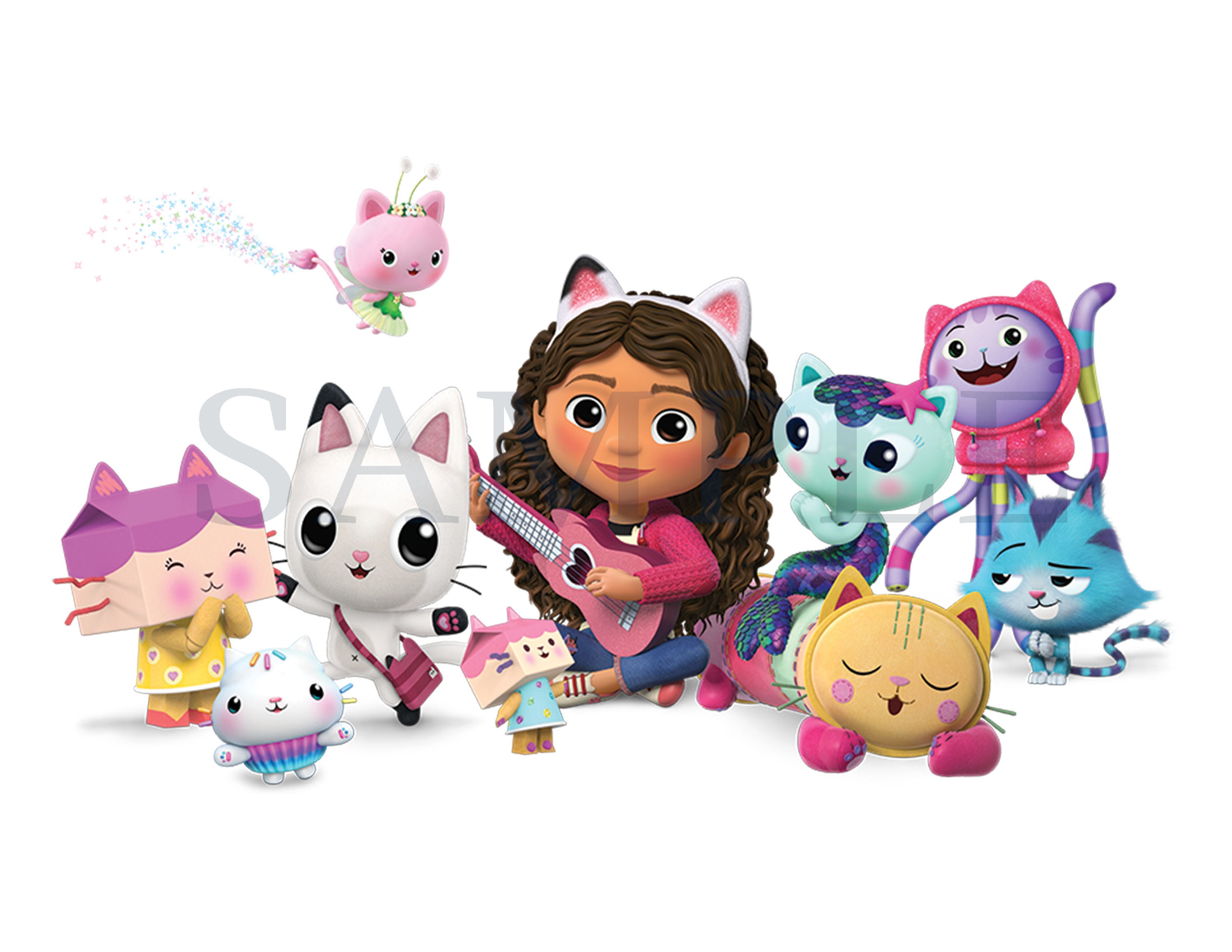 Gabby's Dollhouse Digital Sublimation File PNG Clipart - Etsy Hong Kong