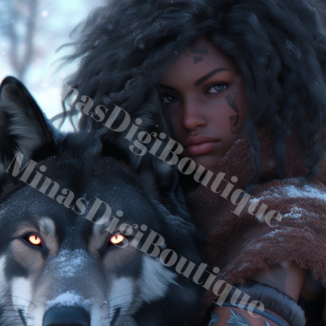 African Queen Black Art Digital Download AI Art Black Art Print ...