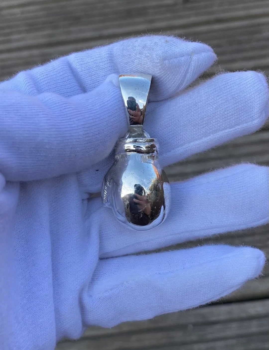 Large Heavyweight 925 Sterling Silver Gents / Large Boxing Gloves ...