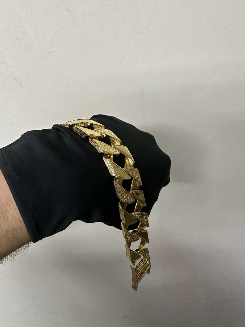 Heavy 9ct Gold on Silver 22mm Chaps/curb Old School Full - Etsy