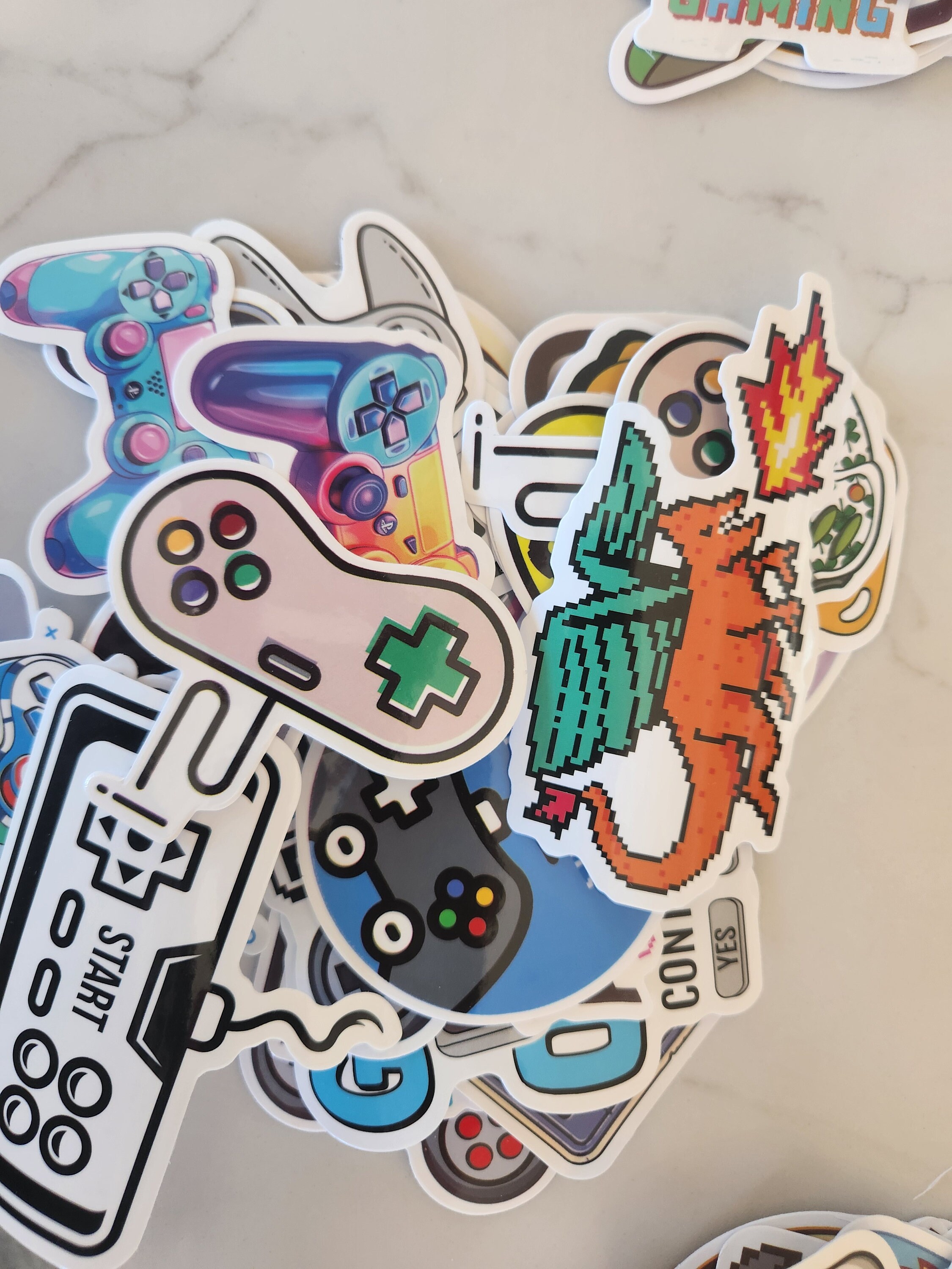 Gaming-themed Stickers Mystery Pack of 30 - Etsy