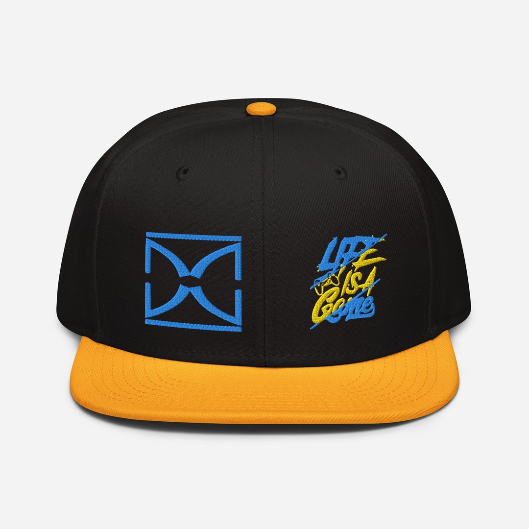 Life is a Game Snapback Hat - Inspirational Gaming Accessory - Stylish and Versatile - Video ...