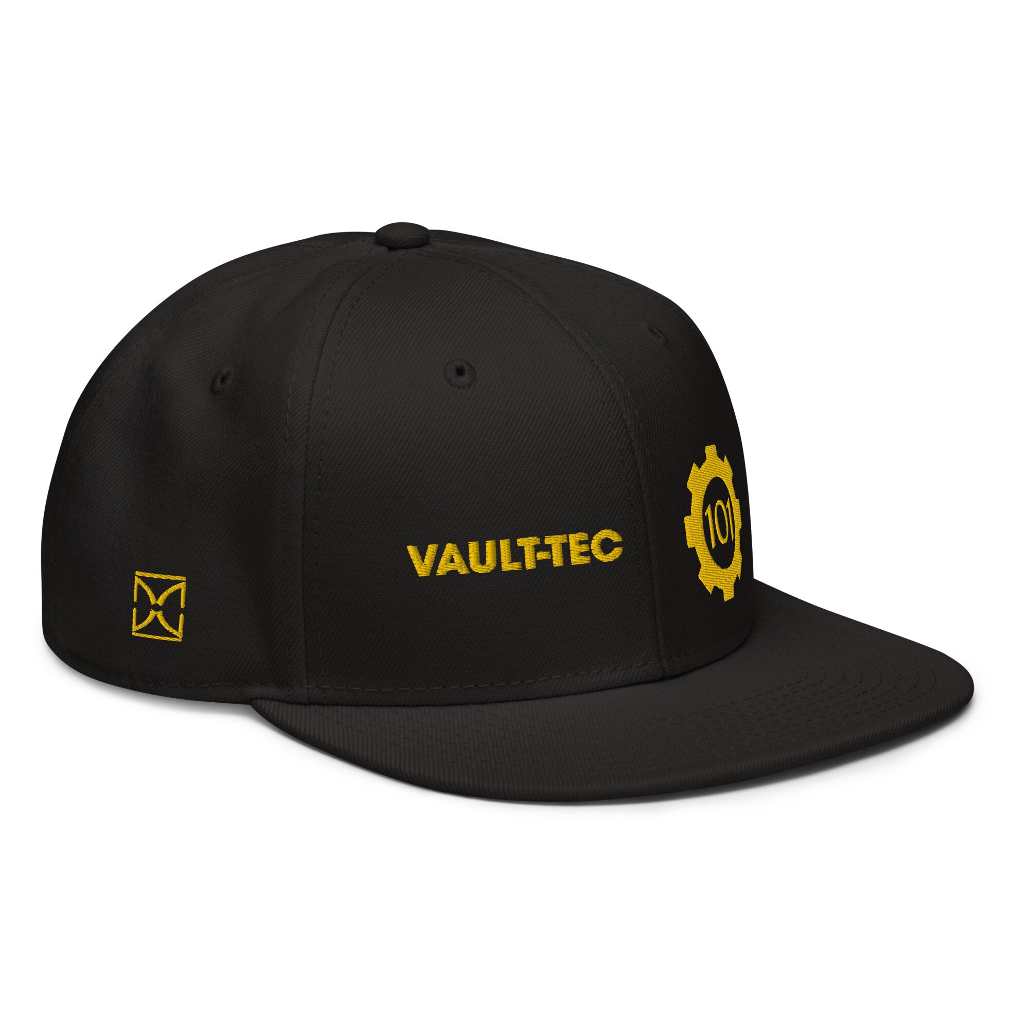 Fallout Vault 101 Snapback Hat Gaming Merchandise Vintage Vault Design ...