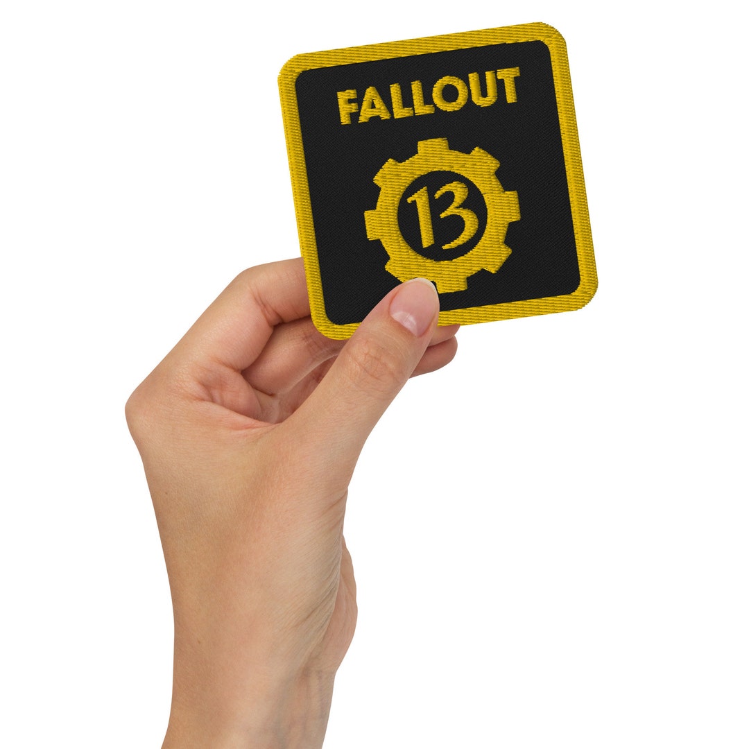Fallout 13 Embroidered Patches Post-apocalyptic Collectible - Etsy