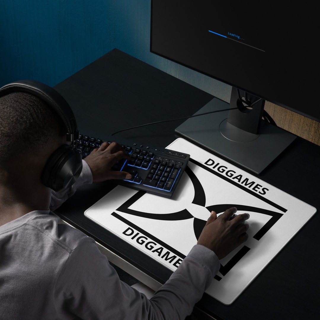 Diggames Logo Gaming Mouse Pad Precision and Style in Every - Etsy