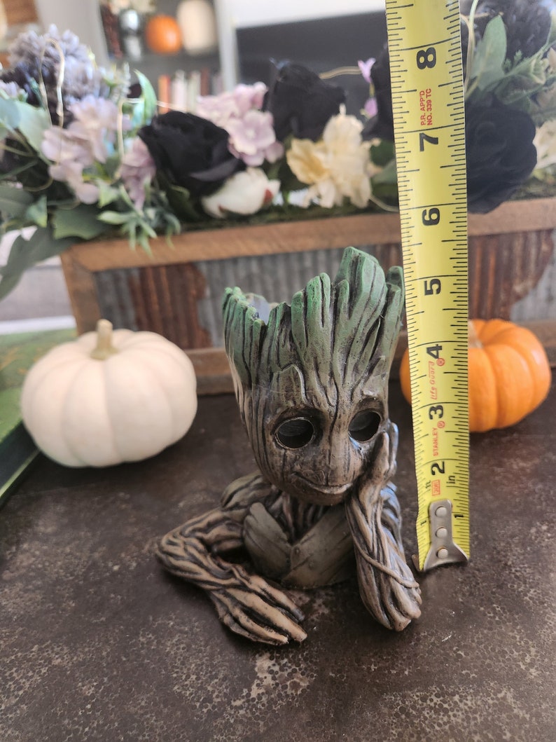 3D Resin Printed Groot Planter Handcrafted Collectible Groot Resin ...