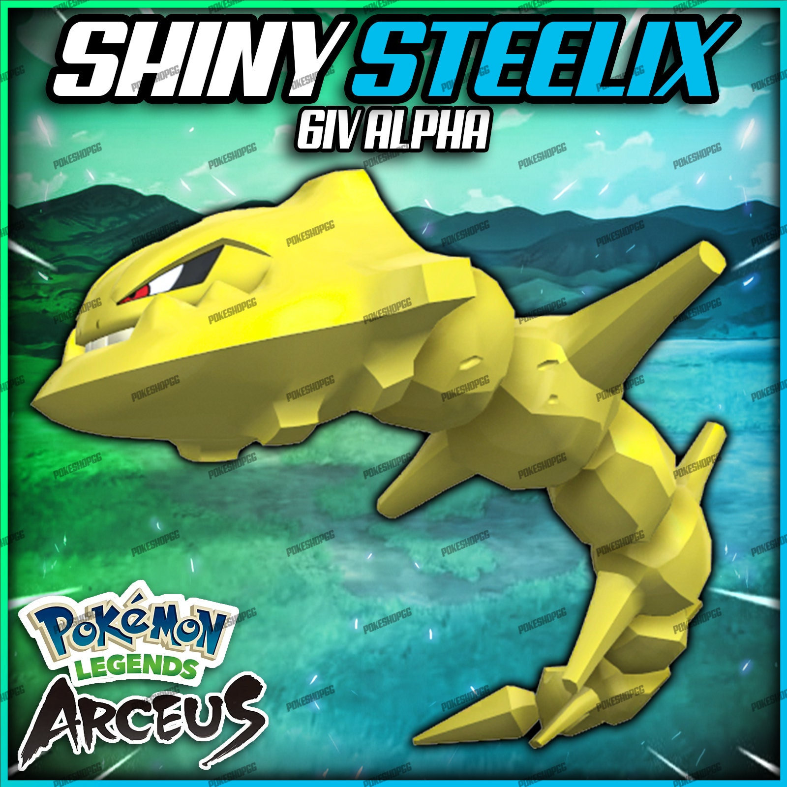 Shiny Steelix Card