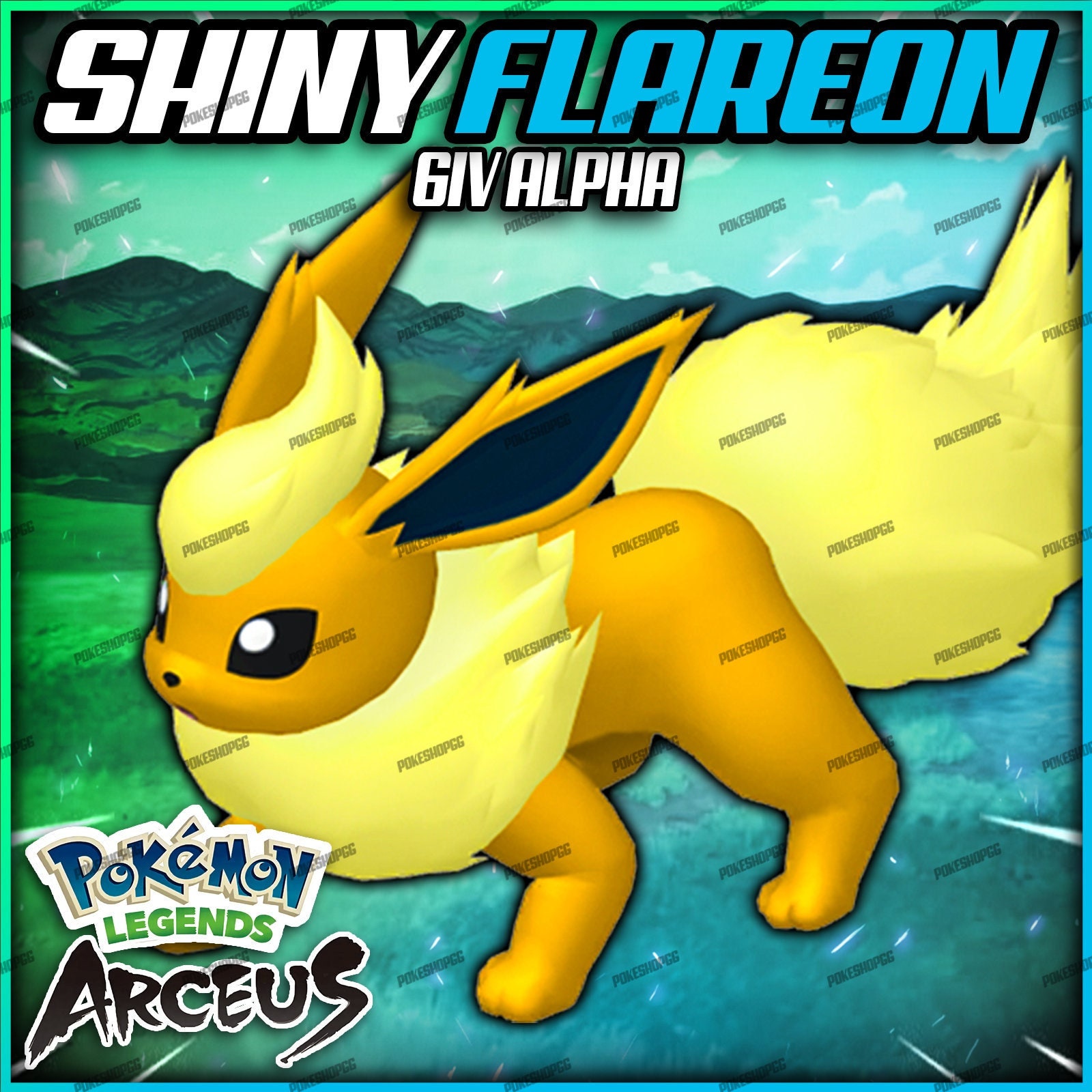 Shiny Flareon Pixelmon