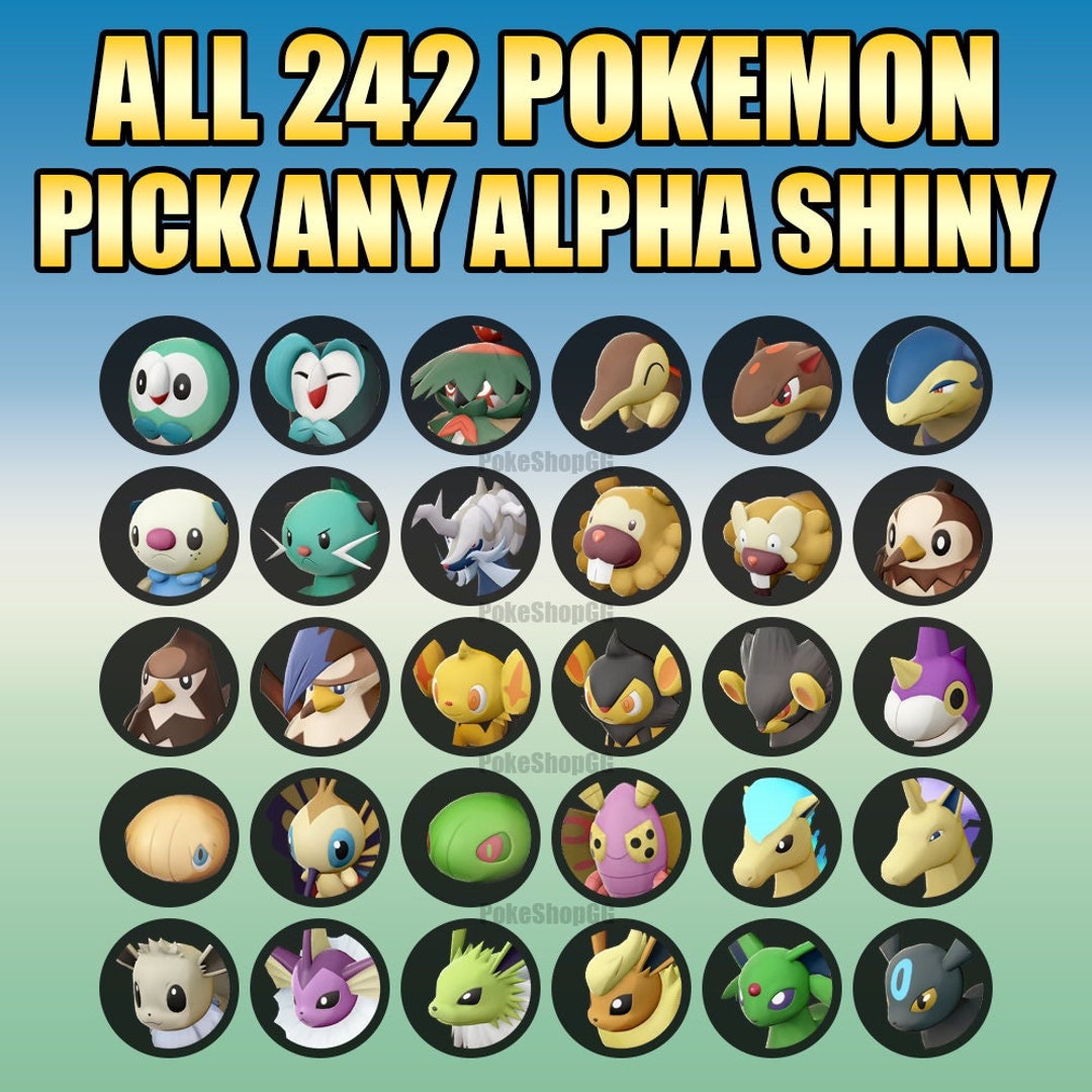 Pokemon Shiny Pokedex