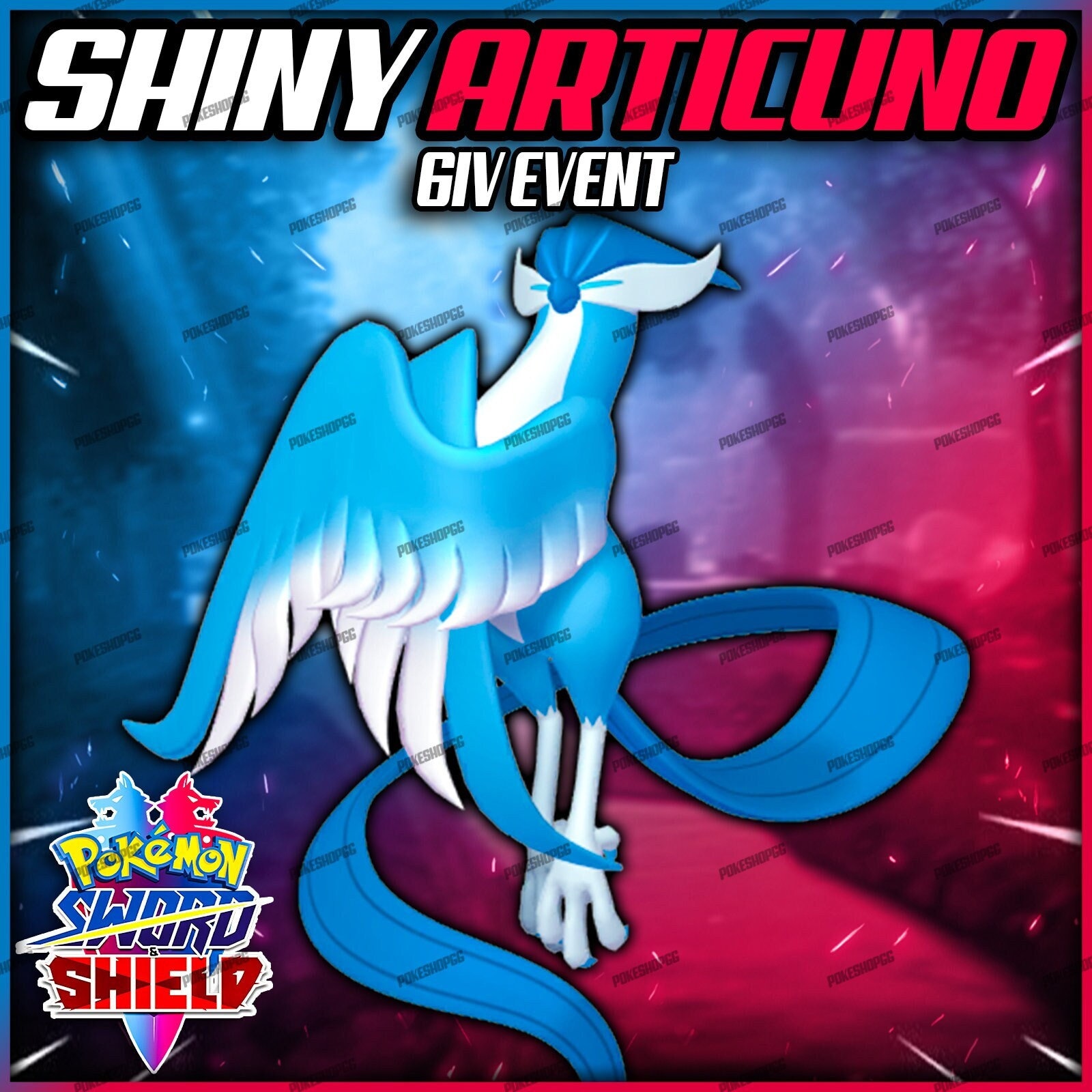 Shiny Articuno Card
