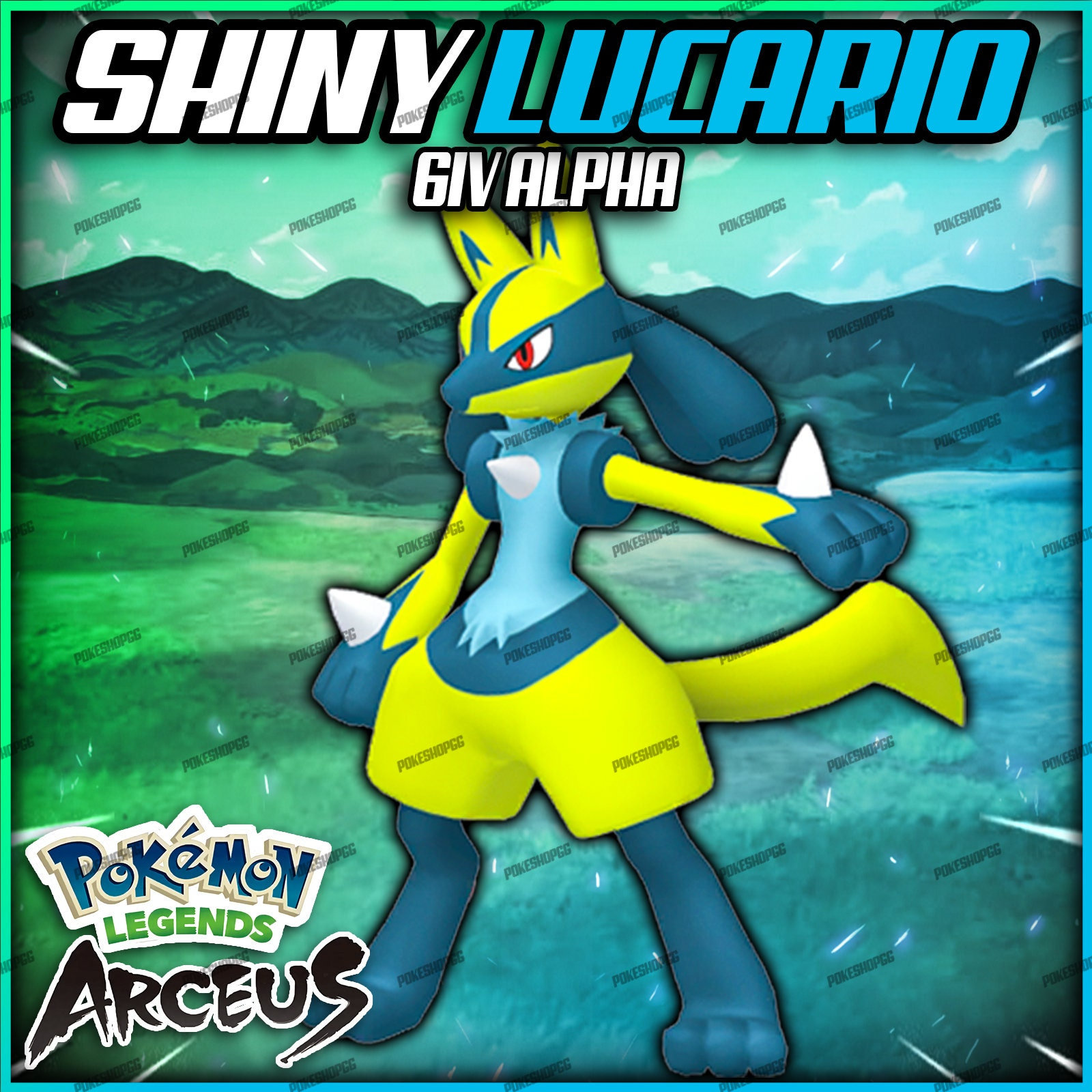 Shiny Lucario And Riolu