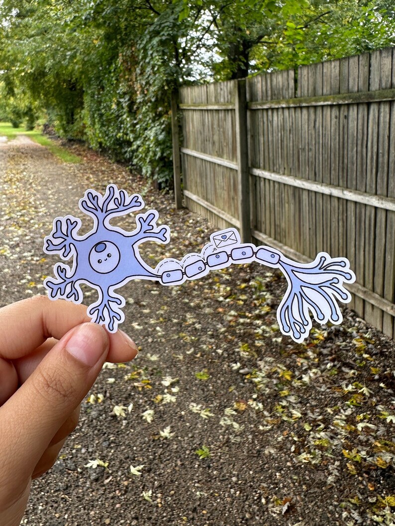 Neuron Sticker| Neurology, Neuroscience | Laptop, Notebook, Phone Case ...
