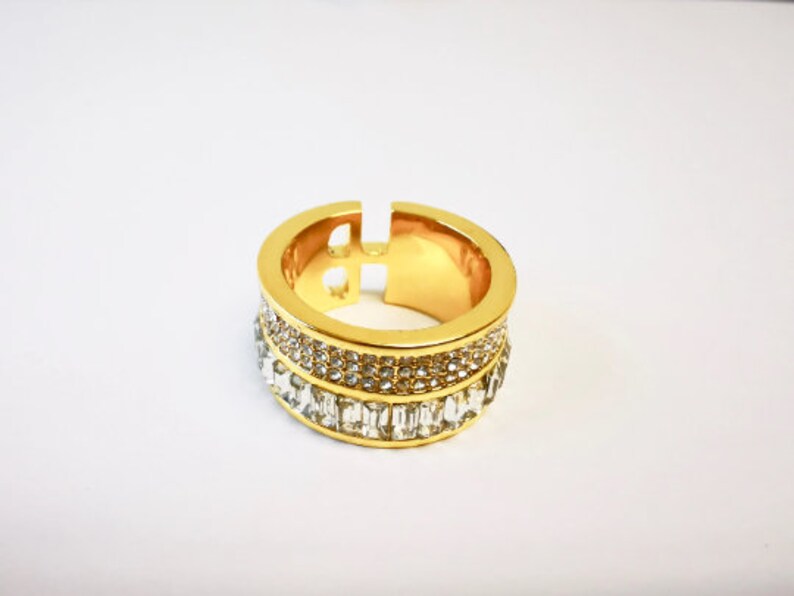 Henri Bendel New York HB Logo Ring Gold Tone Size 6 Vintage - Etsy