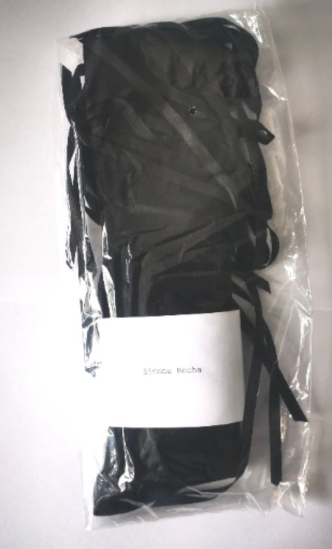 Simone Rocha Black Ribbon Long Calf Socks Women Socks Runway Socks ...