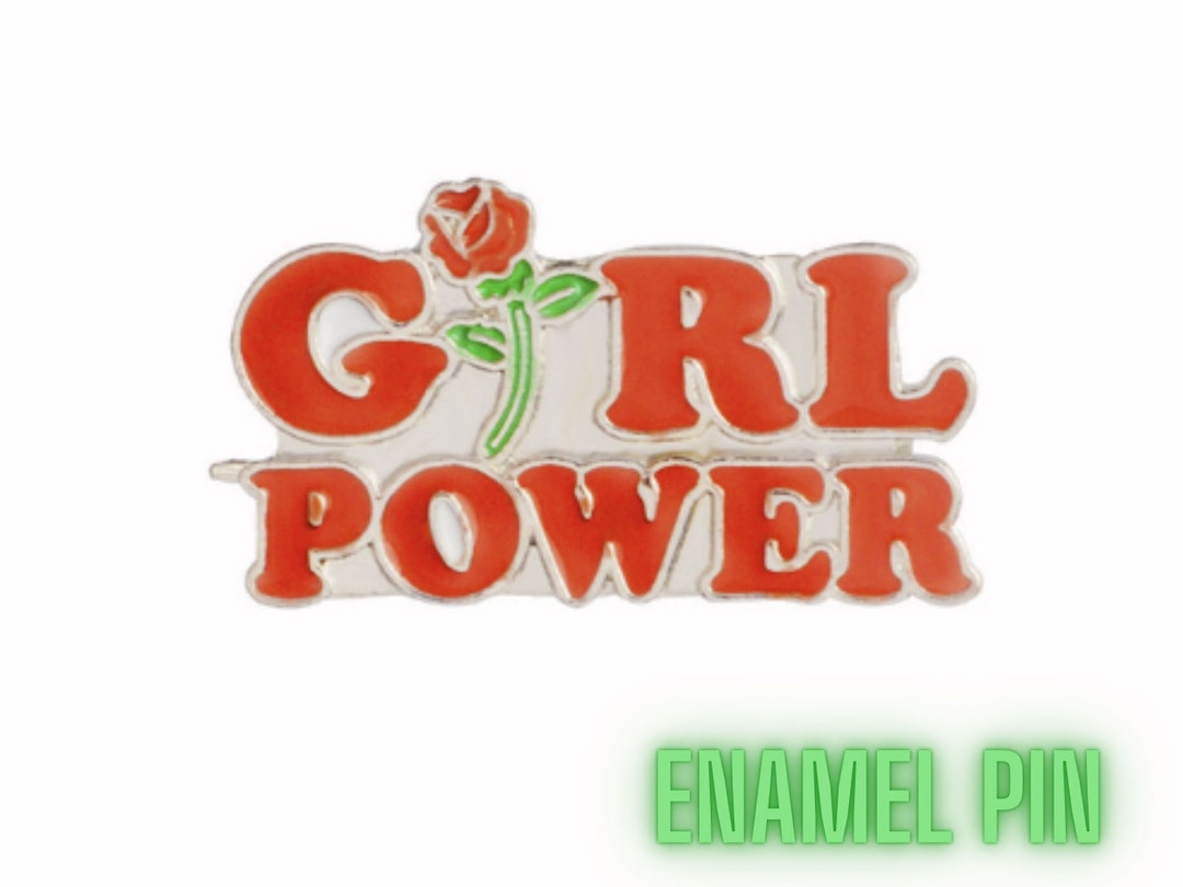 Girl Power Enamel Pin Feminine Womens Rights Pins for Women Gifts for ...