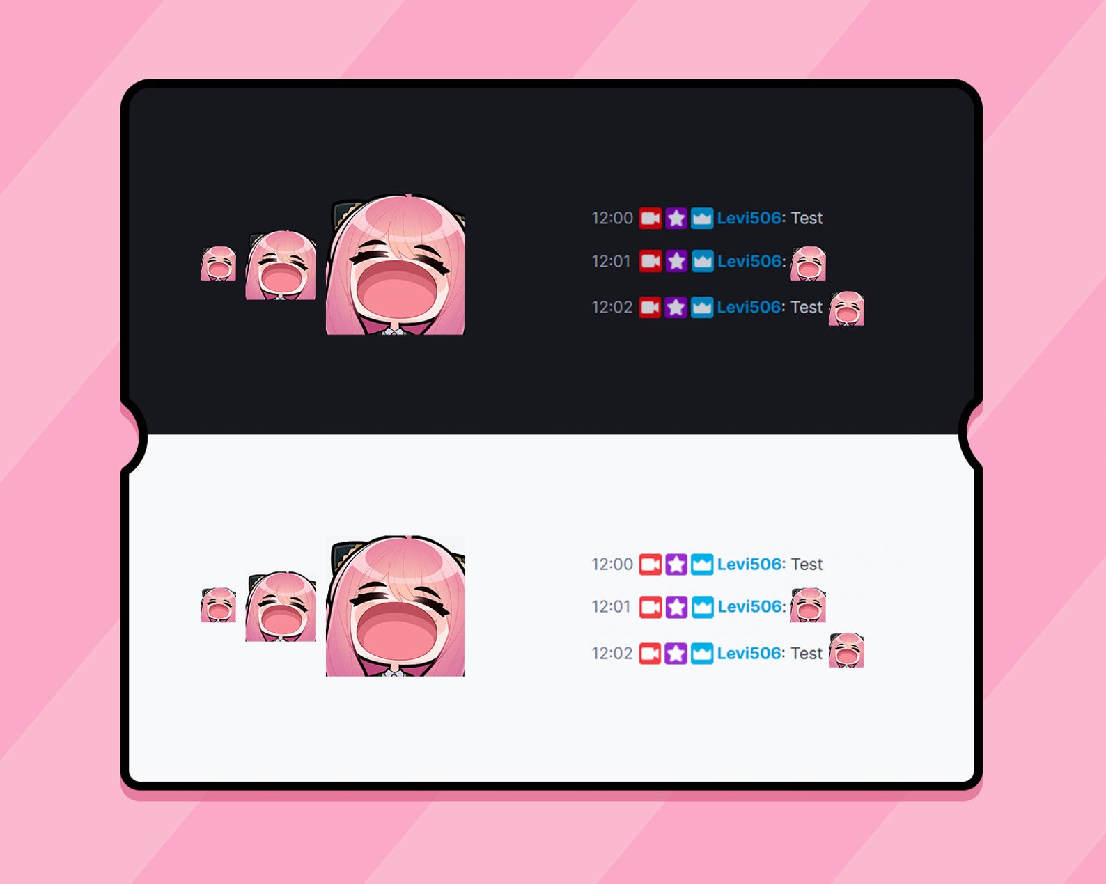 Anya Animated Emotes Pack 07 Emot Twitch - Etsy