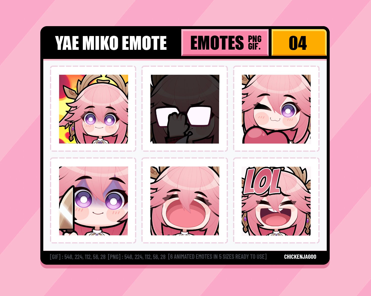 Genshin Yae Miko Emote Pack 04 Twitch Emote Discord Emote - Etsy Genshin Yae Miko Emote Pack 04 Twitch Emote Discord Emote - Etsy