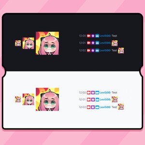Anya Animated Emotes Pack 04 | Emot Twitch - Etsy