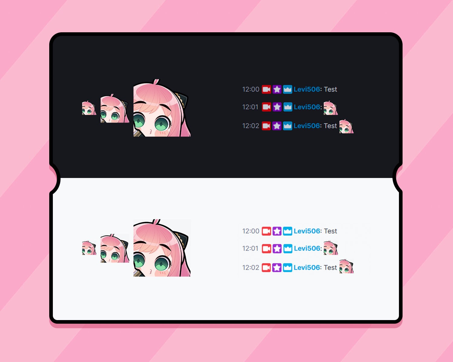 Anya Animated Emotes Pack 05 Emot Twitch - Etsy