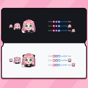 Anya Animated Emotes Pack 08 Emot Twitch - Etsy