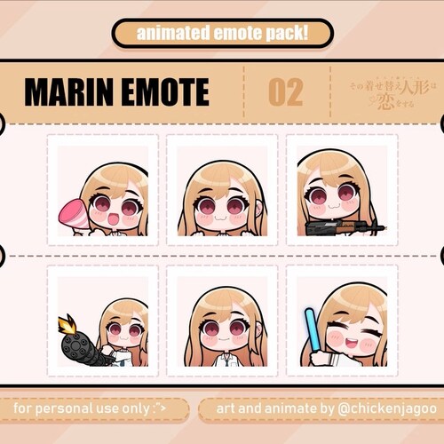 Anya Animated Emotes Pack 06 Emot Twitch - Etsy