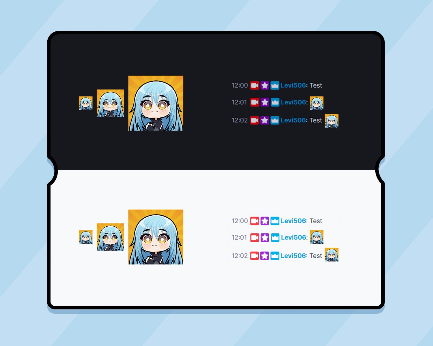 Rimuru Animated Emotes Pack 03 Emot Twitch - Etsy