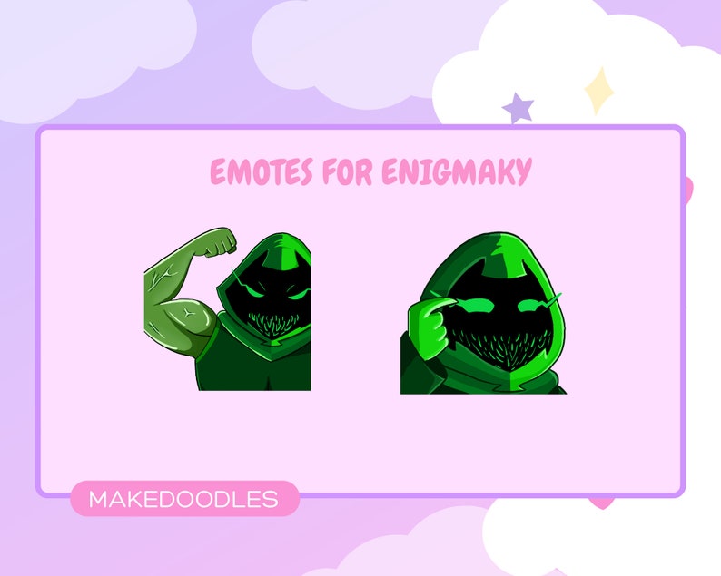 Custom Cute Chibi Emotes | Personalize Emotes for Streamers | Twitch ...