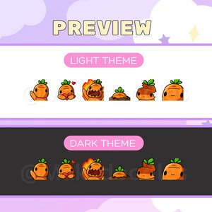 Cute Carrot Emotes | Twitch | Youtube | Discord | Streamer Emotes - Etsy