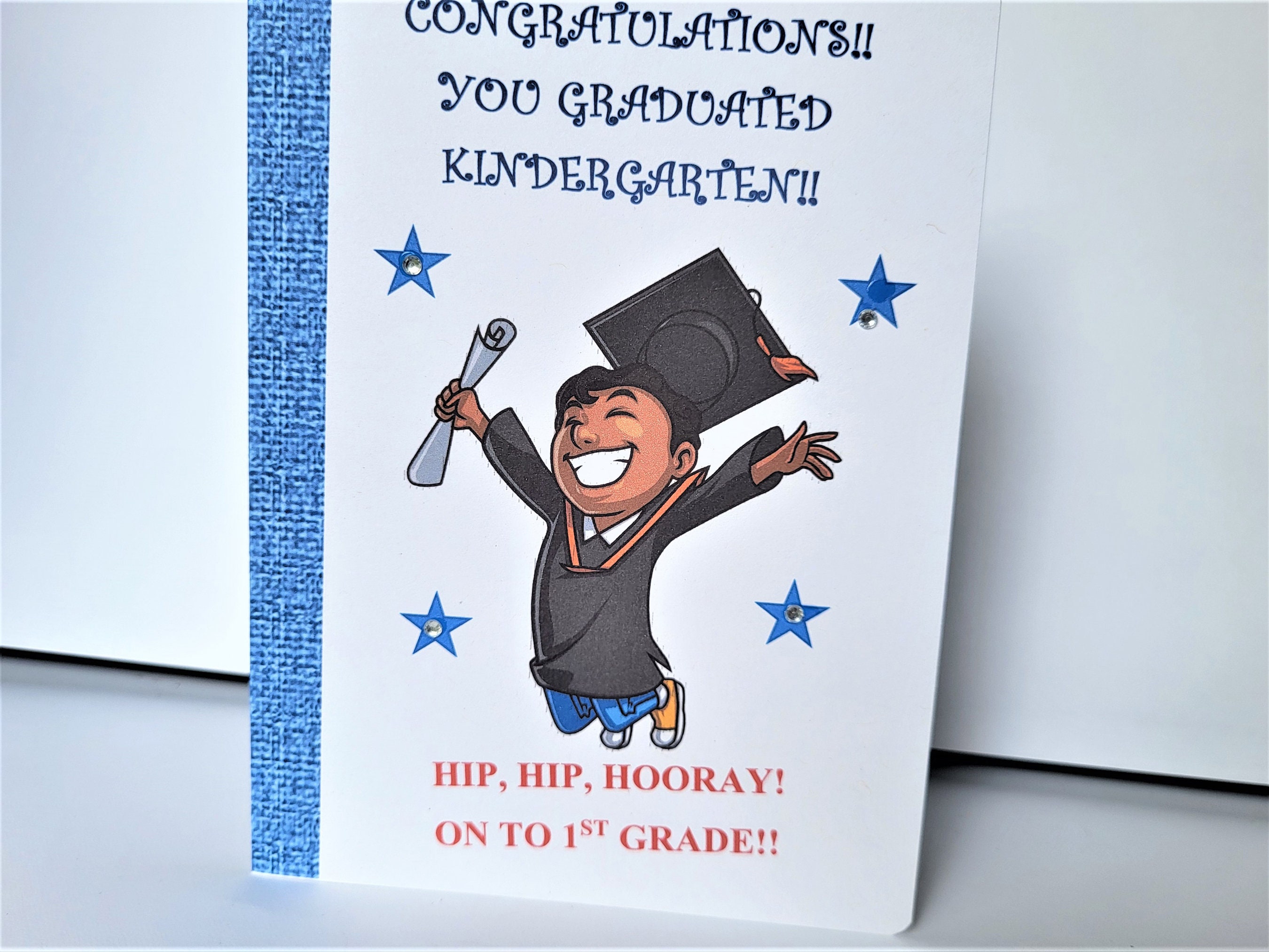 Kindergarten Graduation Card 6.25 X 4.50 - Etsy