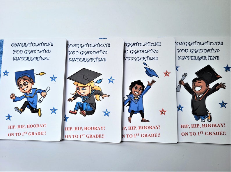 Kindergarten Graduation Card 6.25 X 4.50 - Etsy