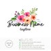 Floral Logo Design: Premade Flower Shop Branding (SVG, PNG, PDF) - Etsy