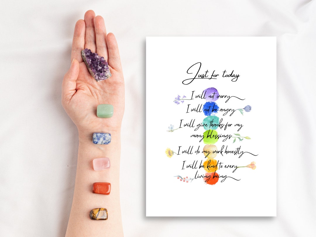 Harmonious Reiki Principles and Chakra Colors Digital Painting: 'just ...