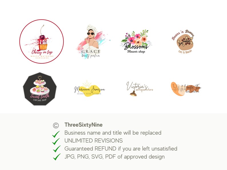 Custom Shop Logo Design Customized Business Branding - Etsy